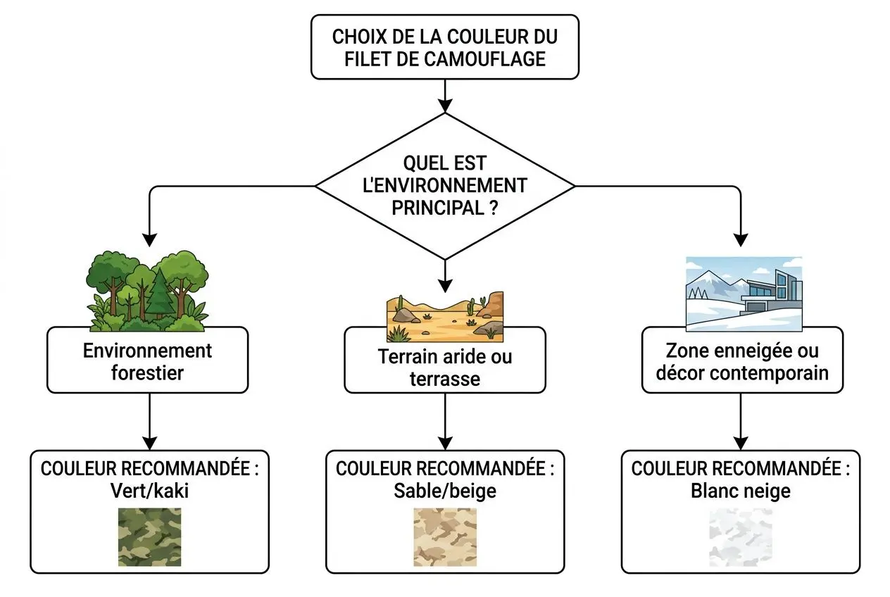 Guide : comment choisir la couleur de son filet de camouflage - TM ...